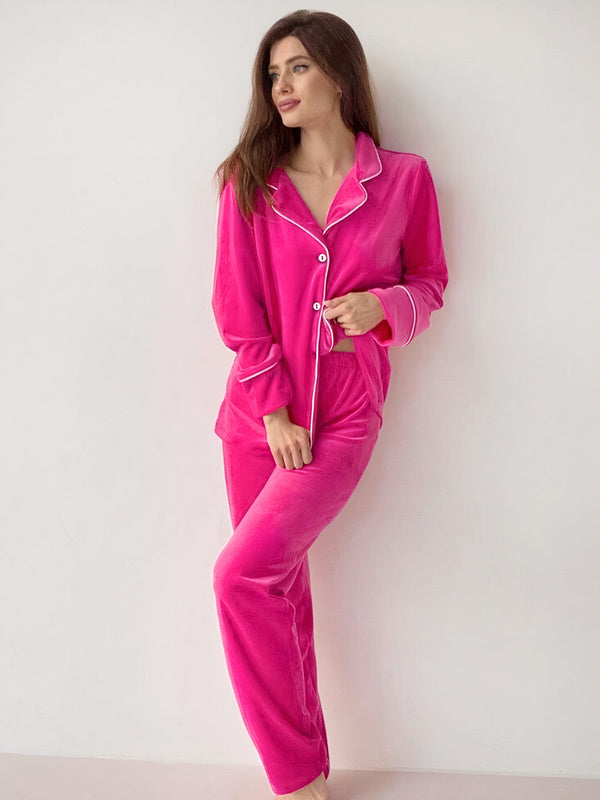 Pyjama en Velours "Rosée" | Pyjama Shop